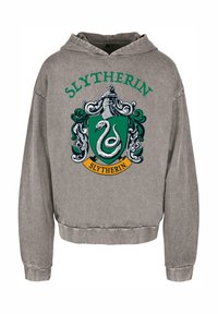 ABSOLUTE CULT HARRY POTTER SLYTHERIN CREST ACID WASHED - Hoodie ...