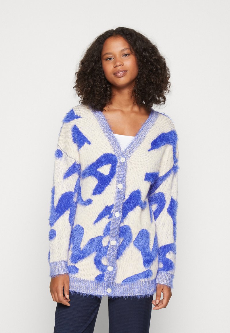 Object OBJEVIE CARDIGAN - Gilet - clematis blue/sandshell/bleu roi ...