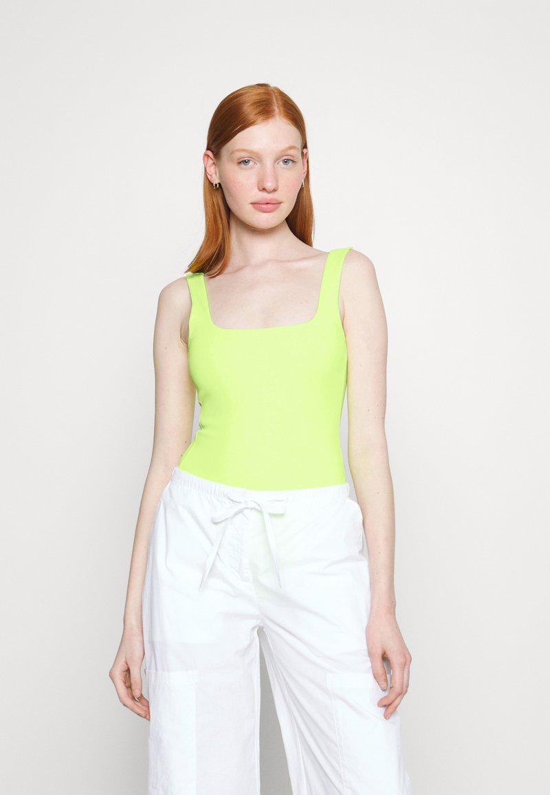 Good American MODERN TANK BODY - Top - neon yellow - Zalando.ie