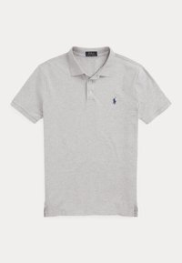 Polo Ralph Lauren CUSTOM SLIM FIT STRETCH MESH SHIRT - Poloskjorter - andover heather/lysgrå ...