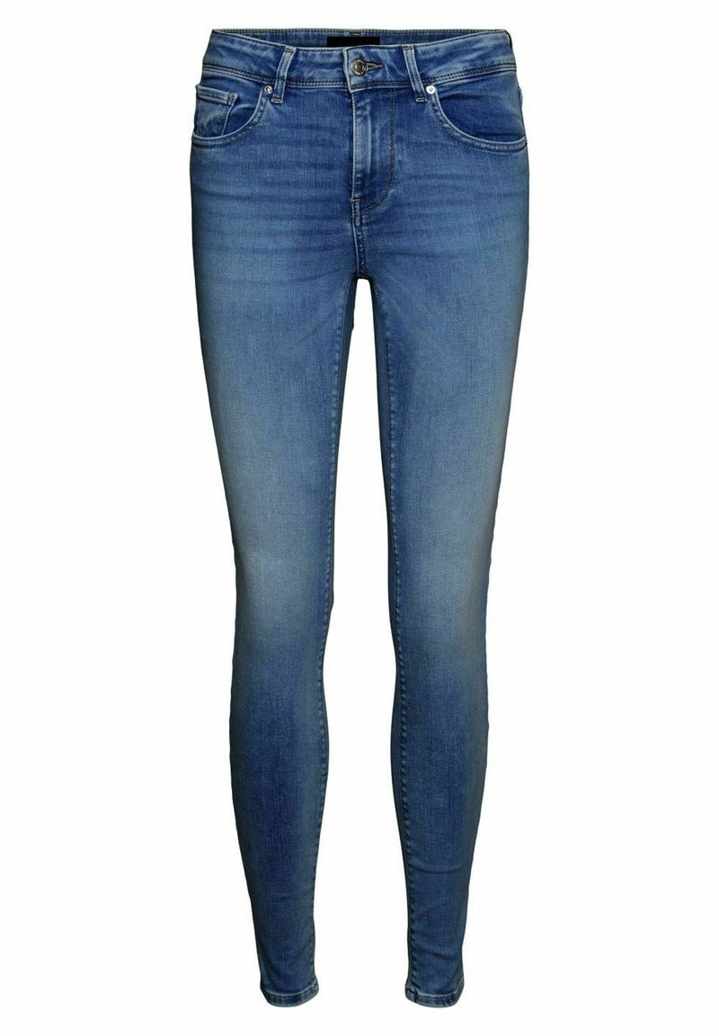 Vero Moda Jeggings - medium blue denim/blå denim - Zalando.no