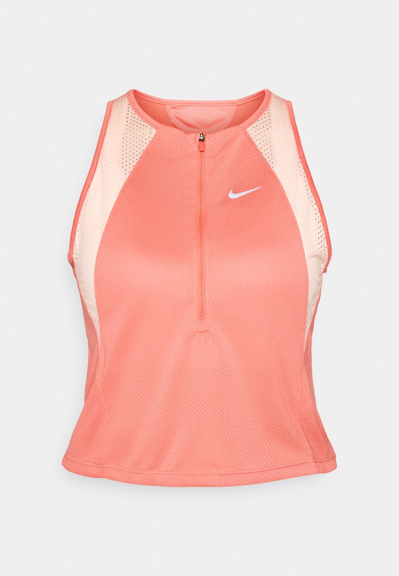 Nike Performance RUN SINGLET - Top - magic ember/washed coral ...