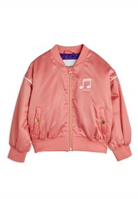 Mini Rodini NOTE CHENILLE BASEBALL JACKET UNISEX - Bomberjacks - pink ...