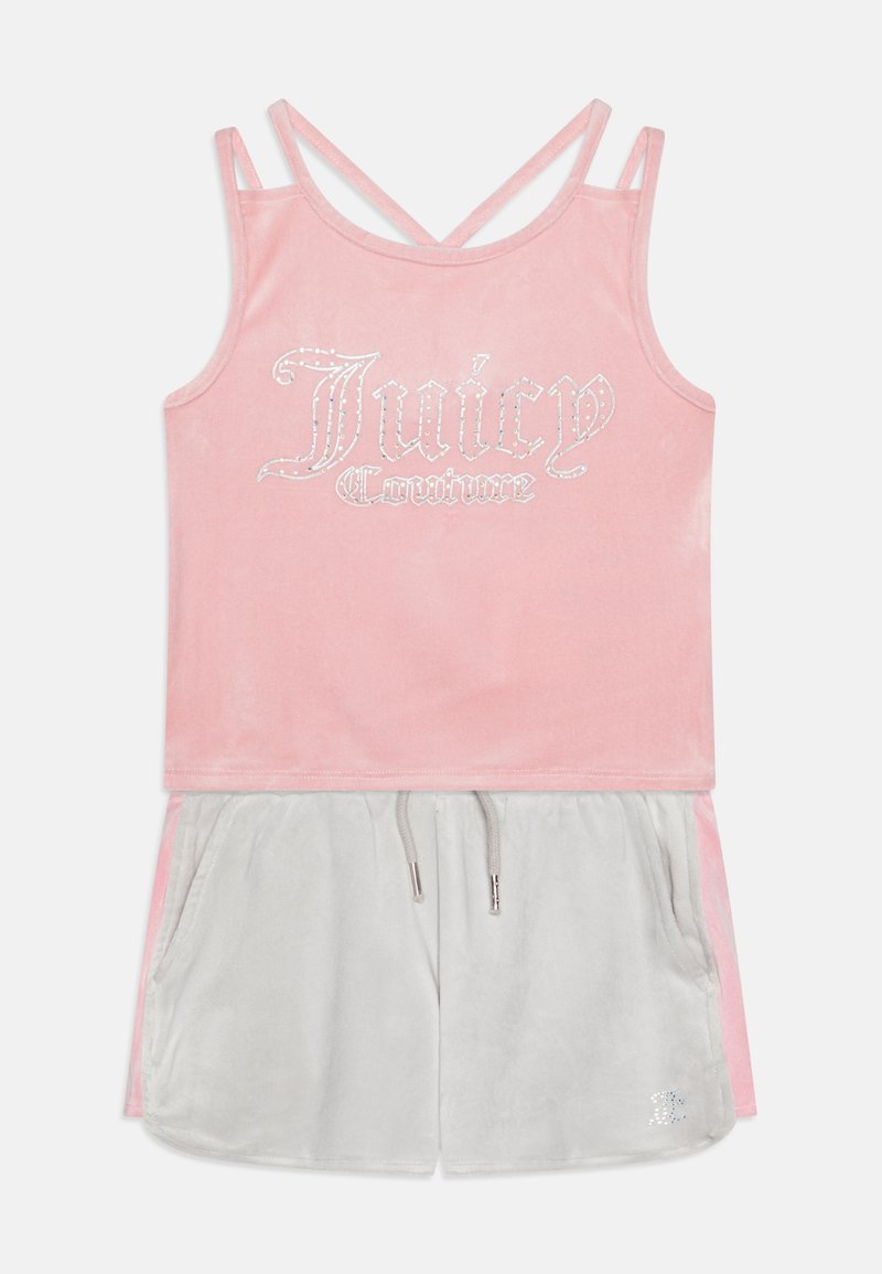 Juicy Couture RUNNER SET - Shorts - pearl blue/hellgrau - Zalando.de