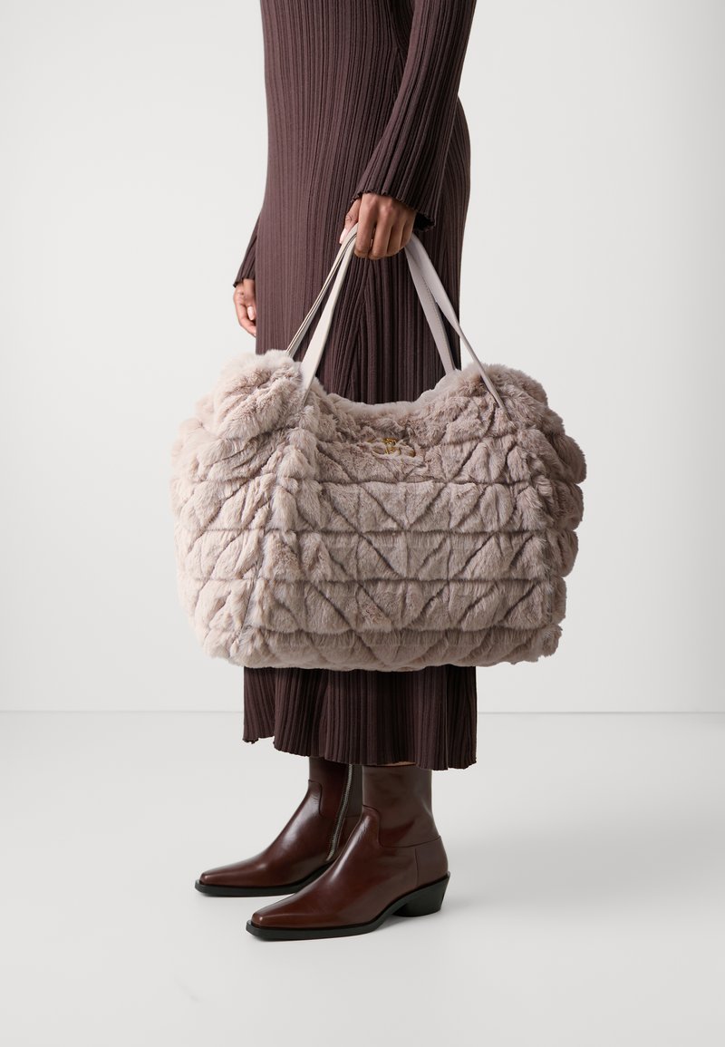 LIU JO SET - Torba na zakupy/beżowy - Zalando.pl