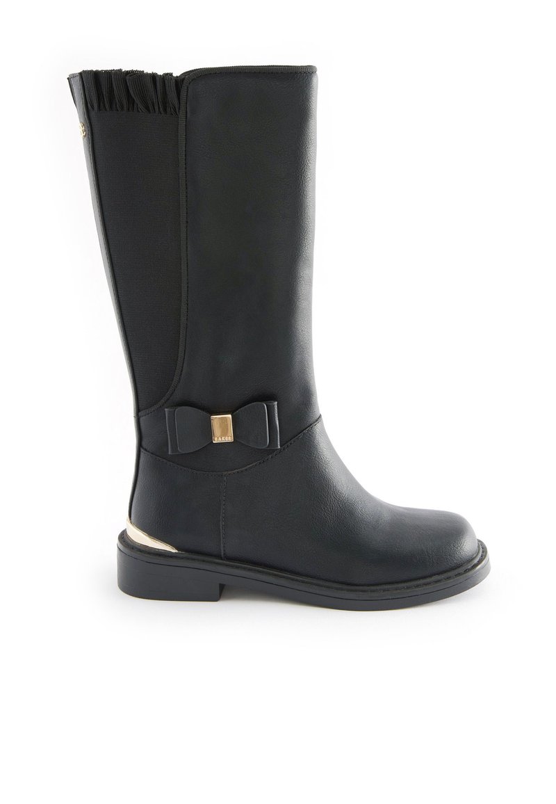 Baker by Ted Baker BAKER BY TED BAKER GIRLS BLACK TALL BOOTS WITH BOW - Laarzen - black/zwart ...