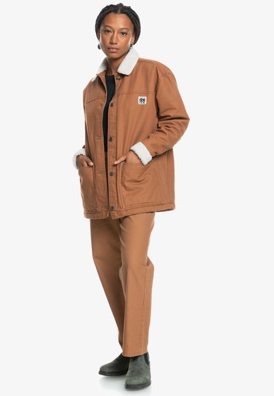 Vans SIDEWALK - Jupe en jean - stone wash/denim bleu gris - ZALANDO.FR