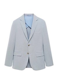 Mango VERNER - Blazer jacket - sky blue/light blue - Zalando.co.uk