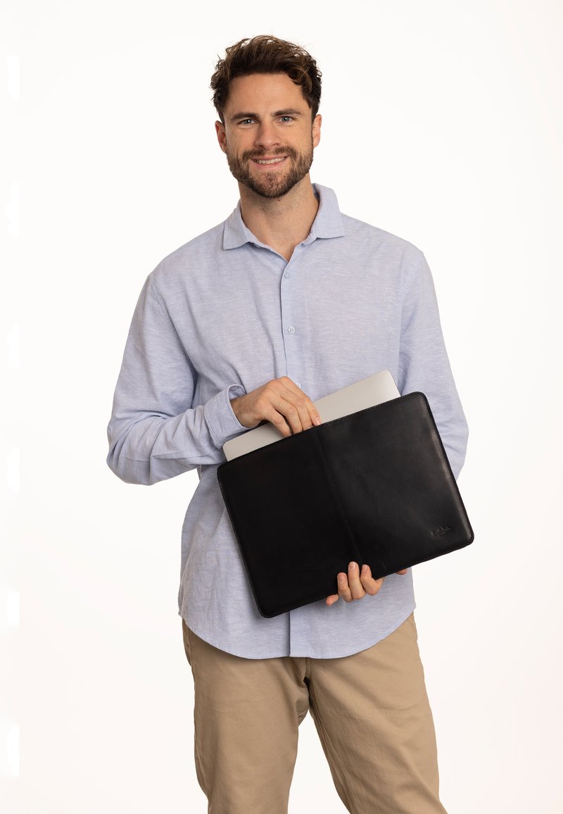 Gusti Leder LUKE UNISEX - Torba na laptopa/czarny - Zalando.pl