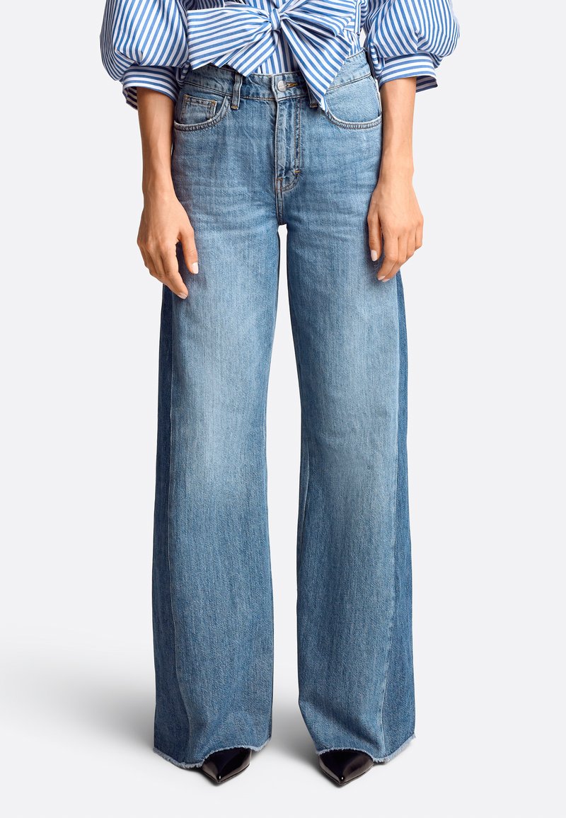 Rich & Royal Flared jeans - denim blue/bluedenim - Zalando.dk