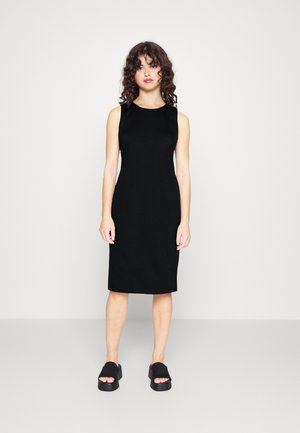 Lauren Ralph Lauren Petite TYCENDA SHORT SLEEVE DAY DRESS - Vestido camisero - refined navy/azul ...