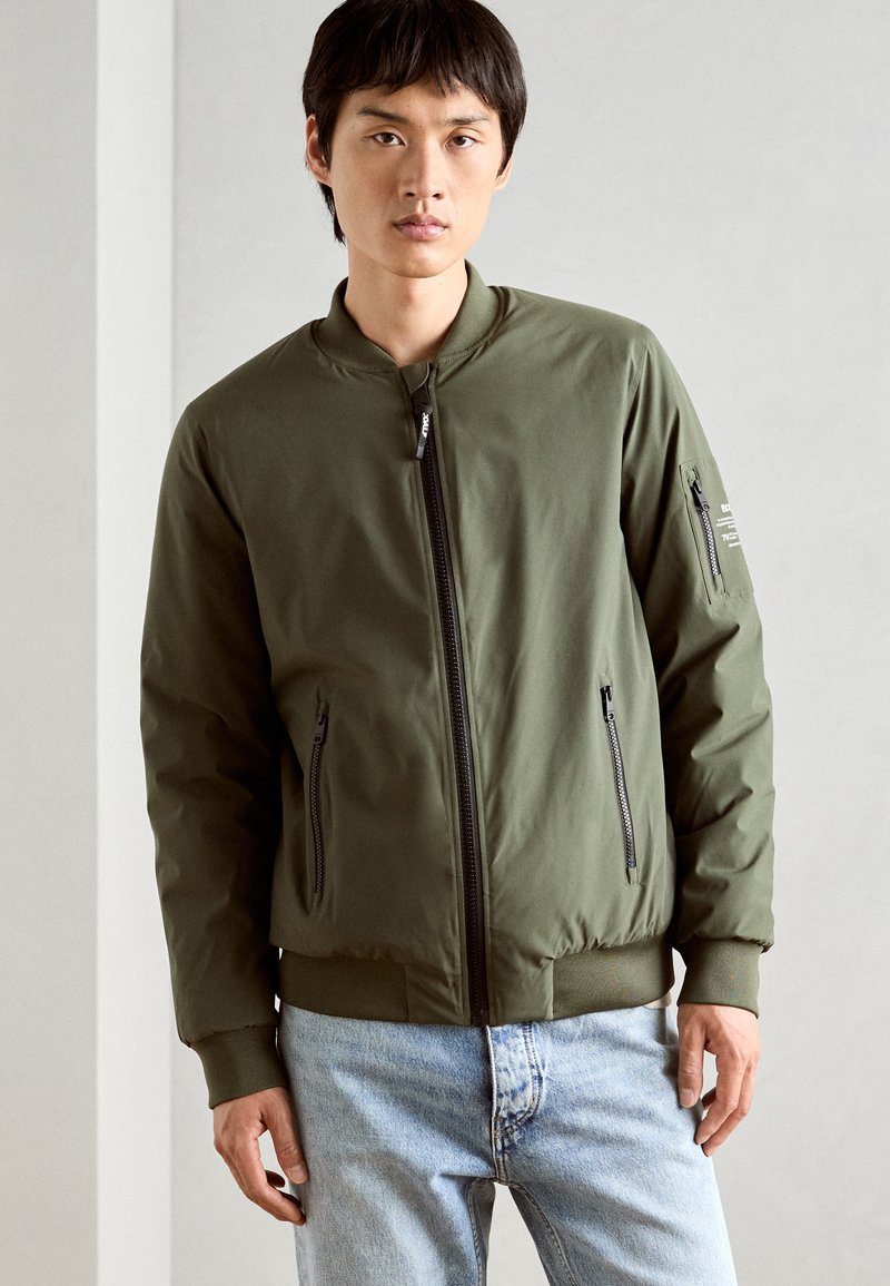 Ecoalf JACKET MAN - Bomber Jacket - olive - Zalando