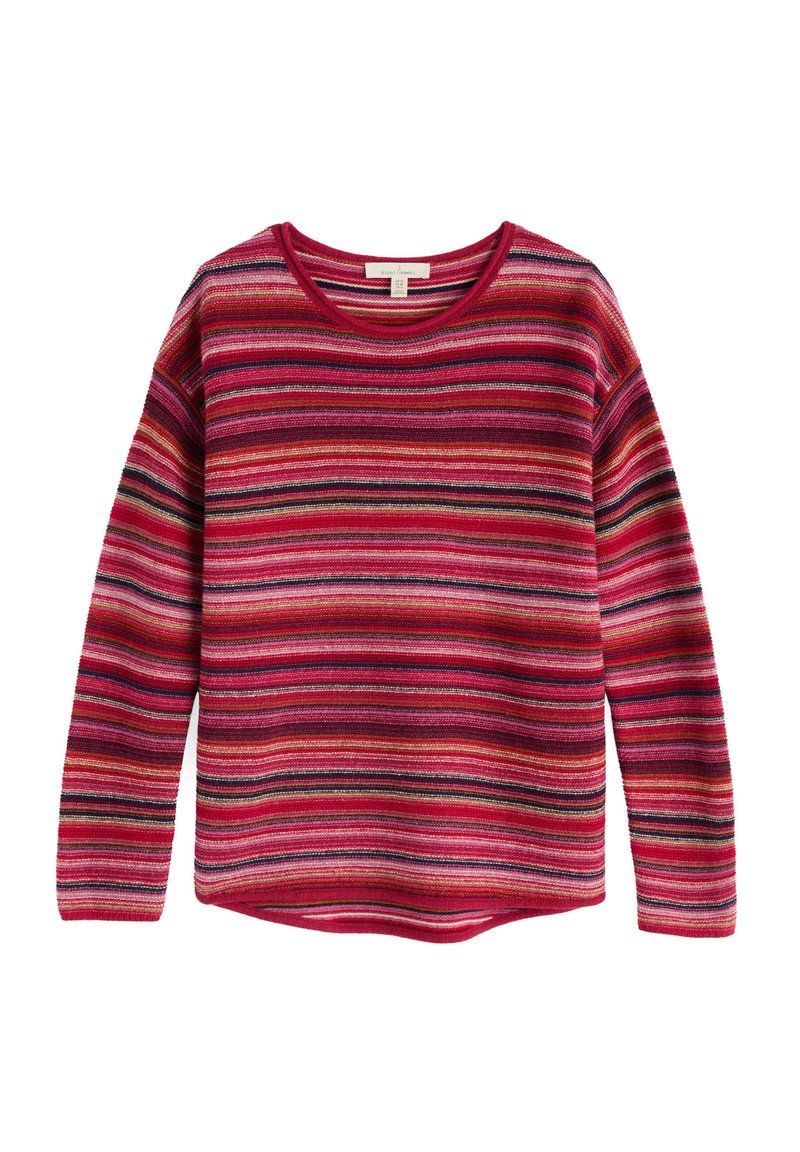 Seasalt Cornwall FRUITY - Striktrøje - dark pink - ripple marks clove ...