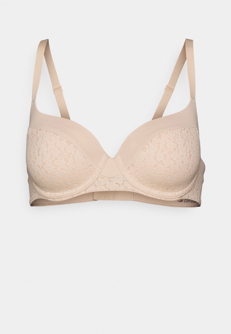 Chantelle COVERING BRA - Liemenėlė su lankeliais - golden beige ...