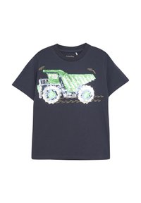 Minymo T-shirt med print - blue nights/mörkblå - Zalando.se