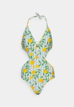 Buffalo MONOKINI - Swimsuit - mint/orange/green - Zalando.co.uk