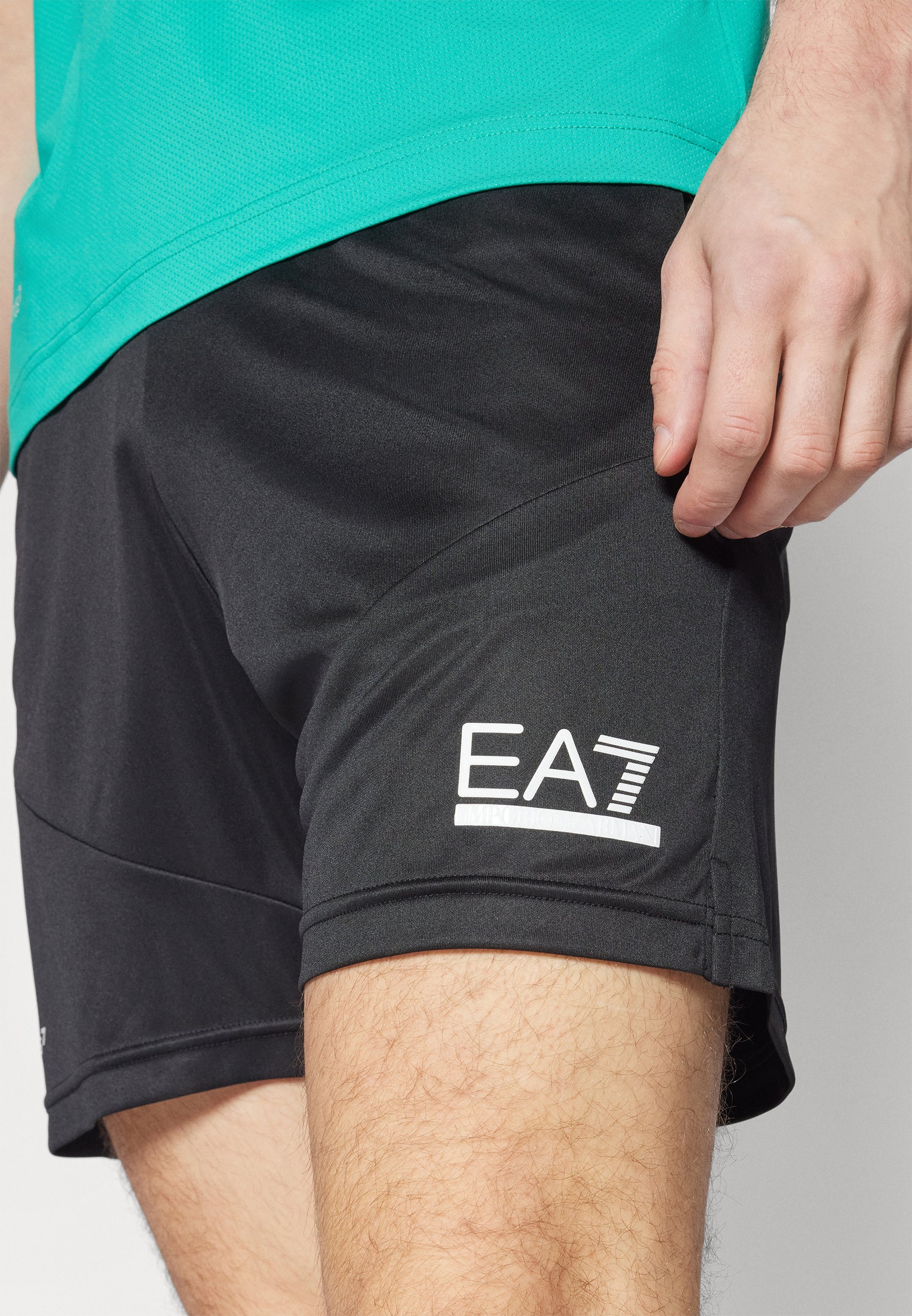 Ea7 shorts black store