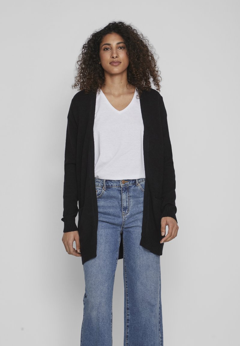 VILA VIRIL OPEN - NOOS - Cardigan - black/nero - Zalando.it