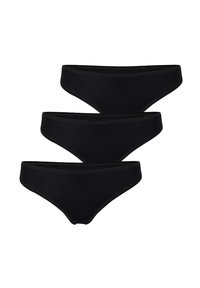 Erlich Textil 3 PACK - String - schwarz - Zalando.de