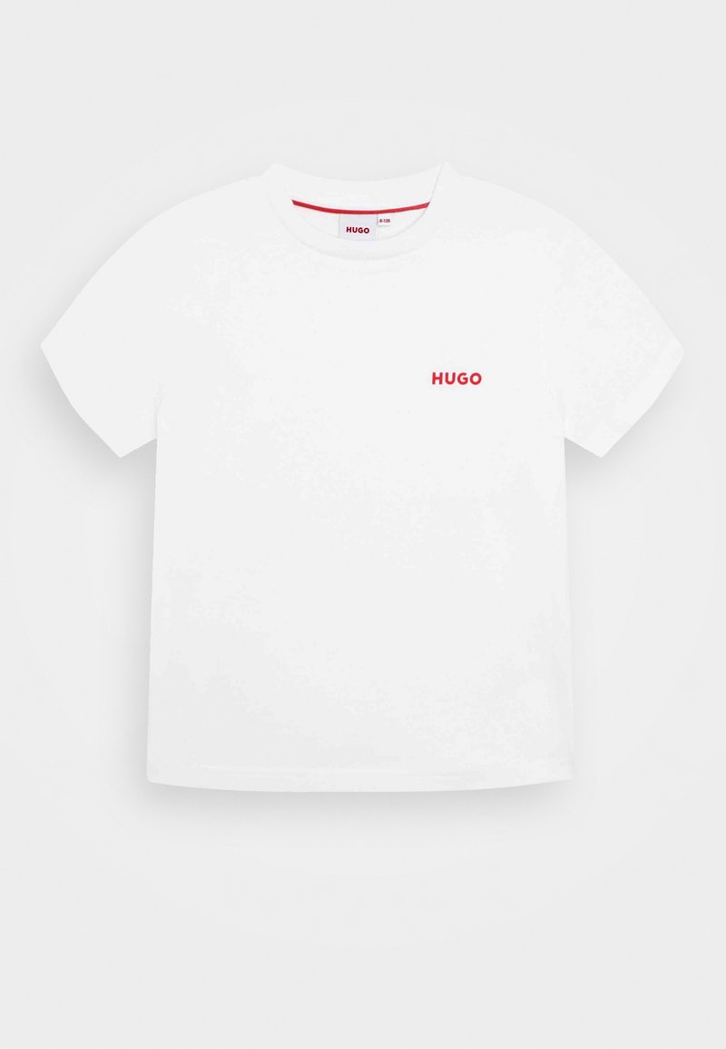 HUGO Kids SHORT SLEEVES TEE - T-shirts basic - white/hvid - Zalando.dk