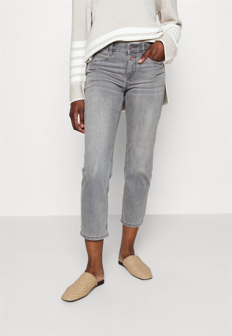 TOM TAILOR ALEXA STRAIGHT - Jeans Straight Leg - clean light stone grey ...
