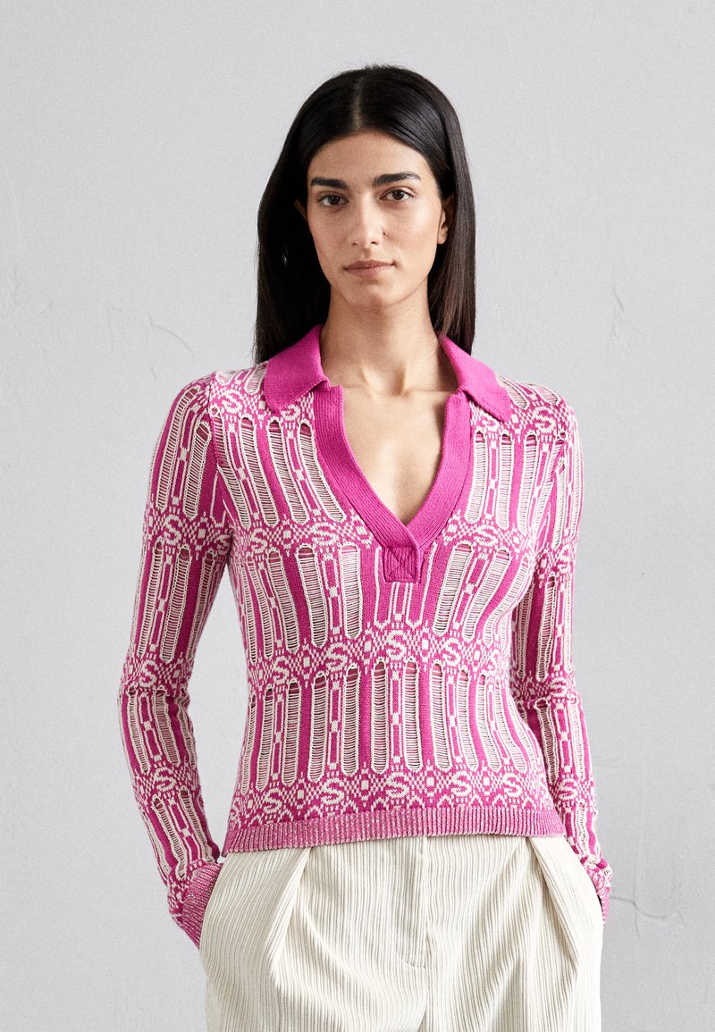 Stine Goya KIZA GRAPHIC - Jumper - pink - Zalando