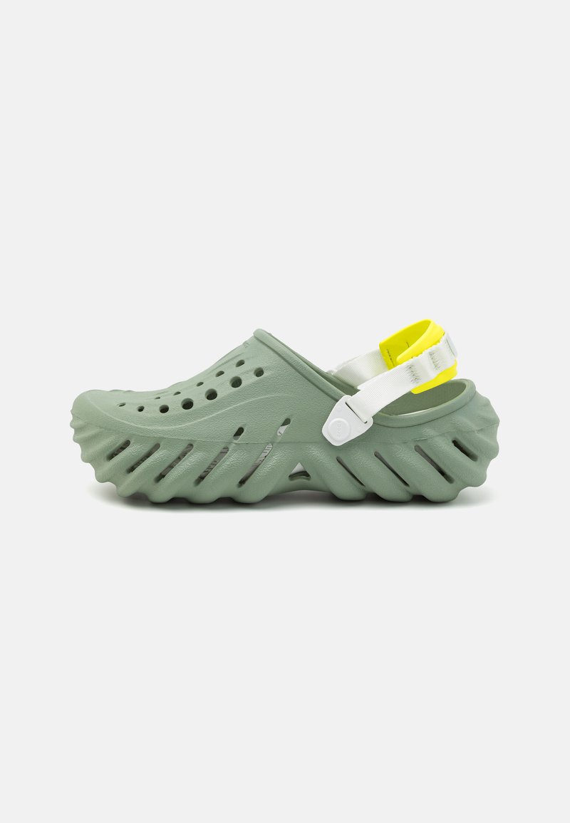 Crocs ECHO - Mules - moss/green - Zalando.co.uk