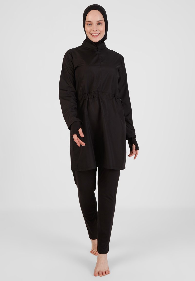 Modanisa UNLINED-FULL COVERAGE BURKINI-MAYO BELLA - Broek - black/zwart ...
