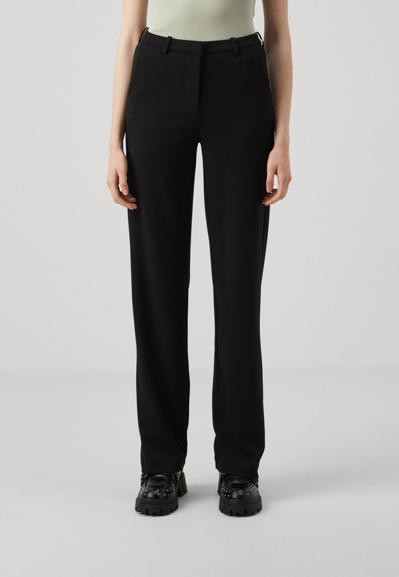 Vero Moda VMZAMIRA STRAIGHT - Bukse - black/svart - Zalando.no