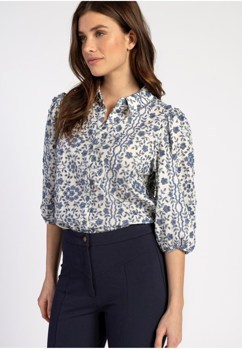Aaiko LIEN TWO TONE CO - Overhemdblouse - les blancs/crème - Zalando.nl