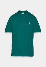 Carhartt WIP CHASE - Piké - chervil/gold/mörkgrön - Zalando.se