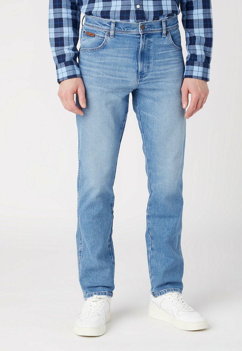 Wrangler TEXAS - Jeans slim fit - blue moon/blu denim - Zalando.it