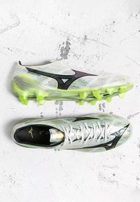 Mizuno ALPHA 2 JAPAN FG - Football boots artificial grass - white ...