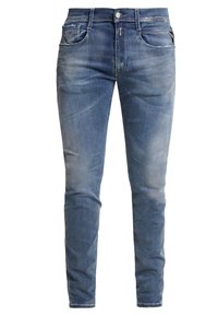 Replay ANBASS HYPERFLEX - Džíny Slim Fit - medium blue/modrý denim ...