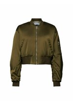 Esprit IN CROPPED-LÄNGE - Chaquetas bomber - khaki green/caqui - Zalando.es