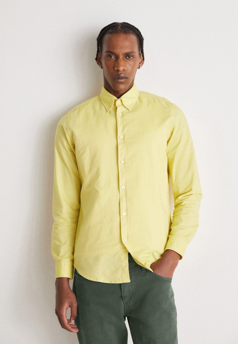 BOSS RICKERT - Shirt - light/pastel yellow/yellow - Zalando.co.uk