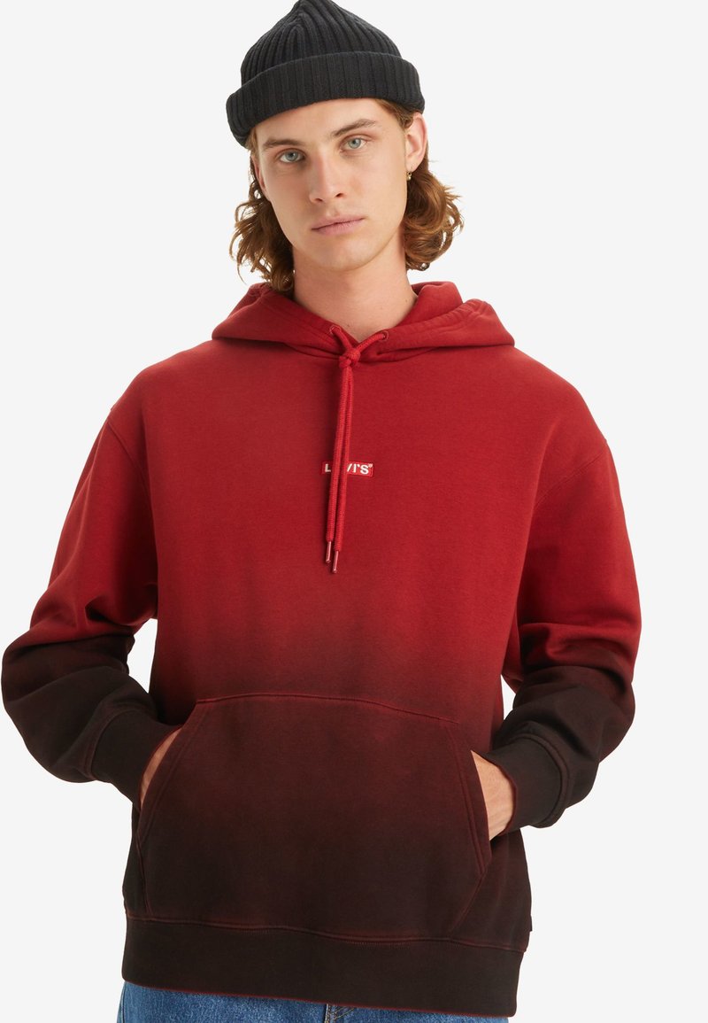 Levi's® RELAXED TAB HOODIE - Sweatshirt - sundried tomatoes/brown stone ...