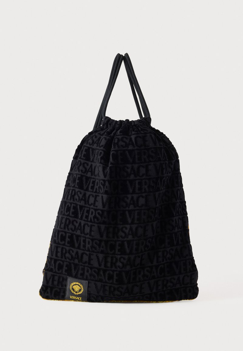 Versace GYM CARRIER HEART BAROQUE - Borsa per lo sport - black/gold ...