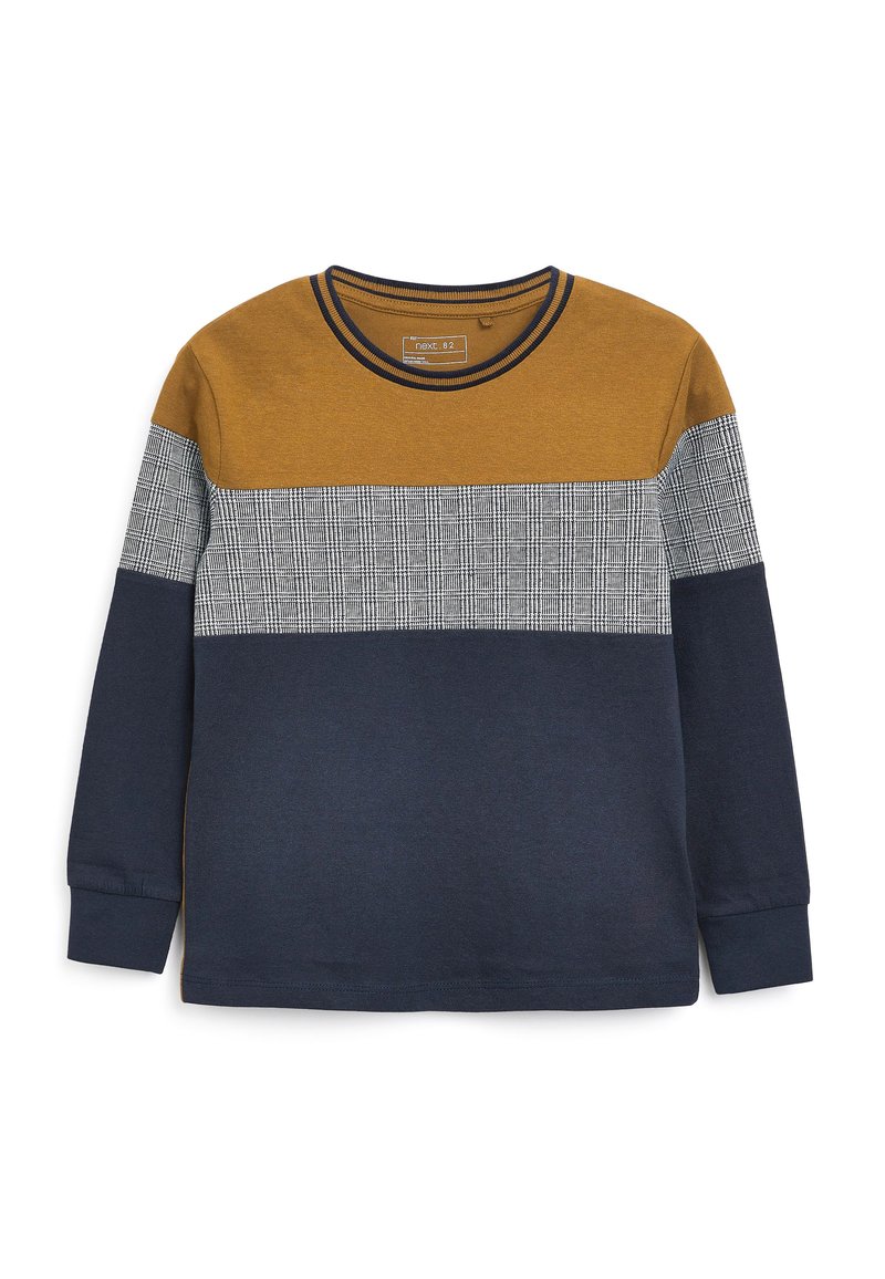 Next RAGLAN - Langarmshirt - tan brown navy blue/braun - Zalando.de