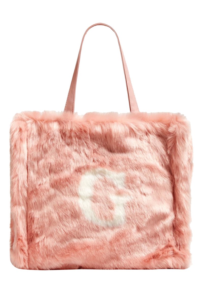 Guess TASCHE KUNSTFELL LOGO - Handtasche - mehrfarbe rose/rosa - Zalando
