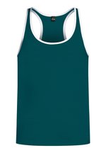 Smilodox STRINGER PAT - Unterhemd/-shirt - dunkelgrün - Zalando.de