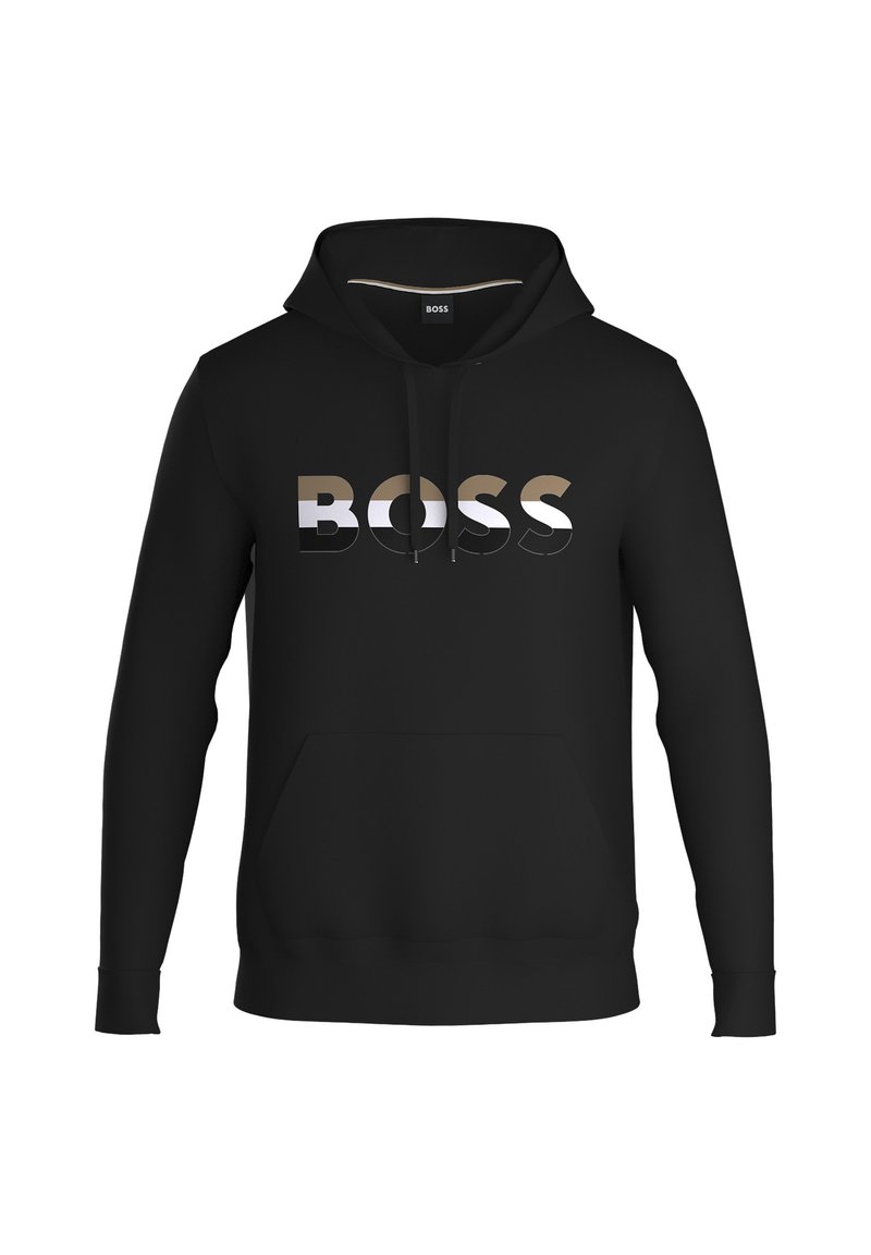 BOSS ICONIC FRENCH TERR - Felpa con cappuccio - schwarz/nero - Zalando.it