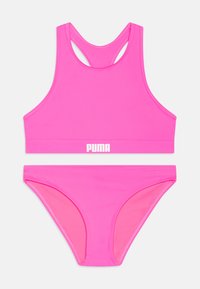 Puma SWIM GIRLS RACERBACK - Bikini - fluo pink/pink - Zalando.co.uk