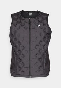 ASICS NAGINO RUN PADDED GILET - Strukirani kaput - performance black ...