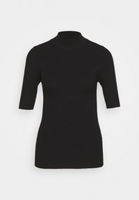 Nümph Nubia SS Pullover - T-shirts basic - caviar/sort - Zalando.dk