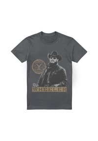 Cotton Soul YELLOWSTONE RIP WHEELER - T-Shirt print - anthracite ...