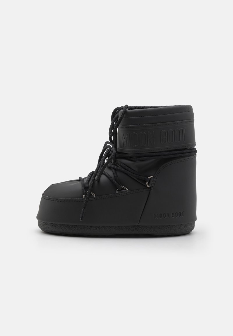 Moon Boot ICON LOW UNISEX - Botine cu șireturi - black/negru - Zalando.ro