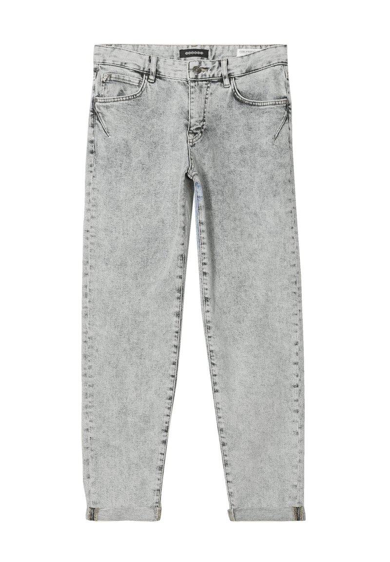 BONOBO Jeans GIRLFRIEND MIT 5 TASCHEN - Jeans Straight Leg - denim snow ...
