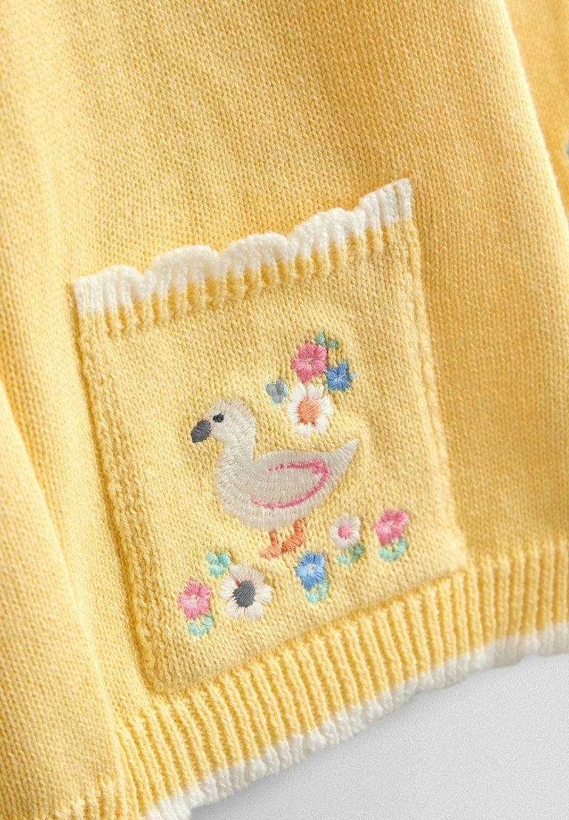 JoJo Maman Bébé REGULAR FIT - DUCK EMBROIDERED SCALLOPED - Cardigan ...