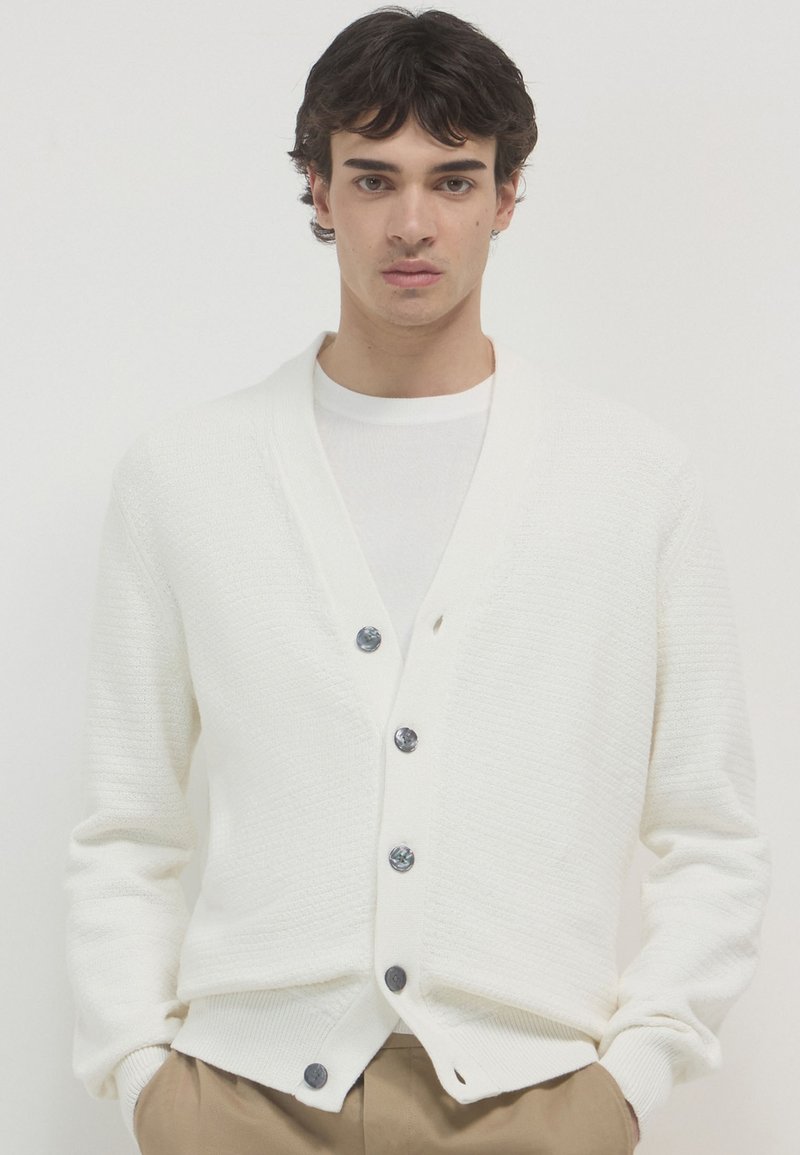 Calliope Cardigan - bianco lana/bianco denim - Zalando.it